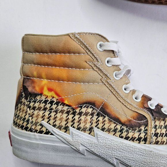 Vans | Shoes | Vans Big Reveal Skater Sneakers Unisex M9w5 Tan Canvas ...